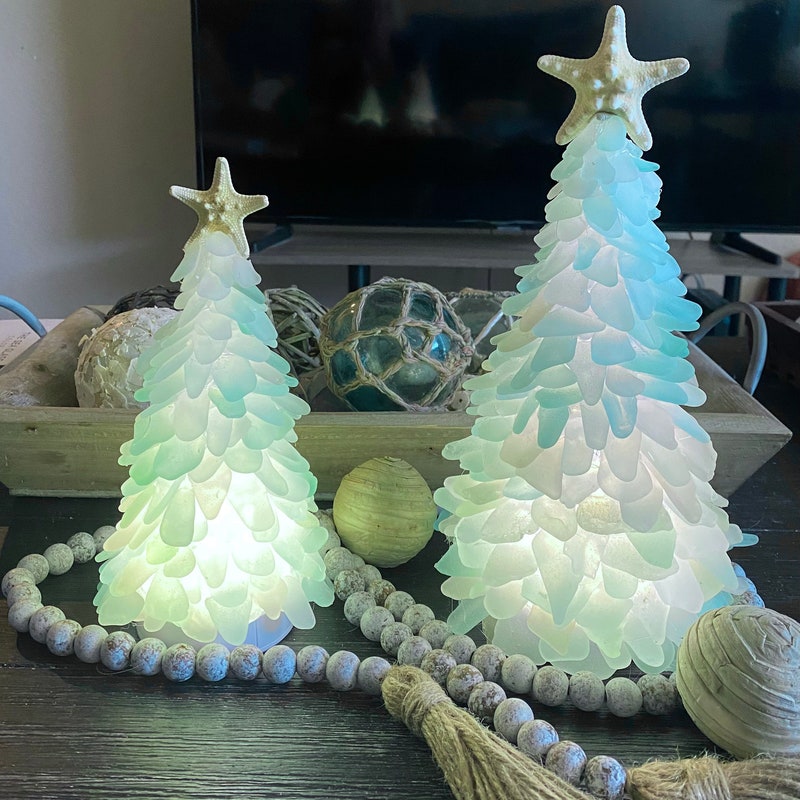 Seaglass Christmas Tree - Etsy
