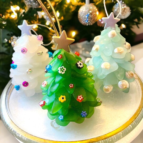 Aqua Ornaments - Etsy