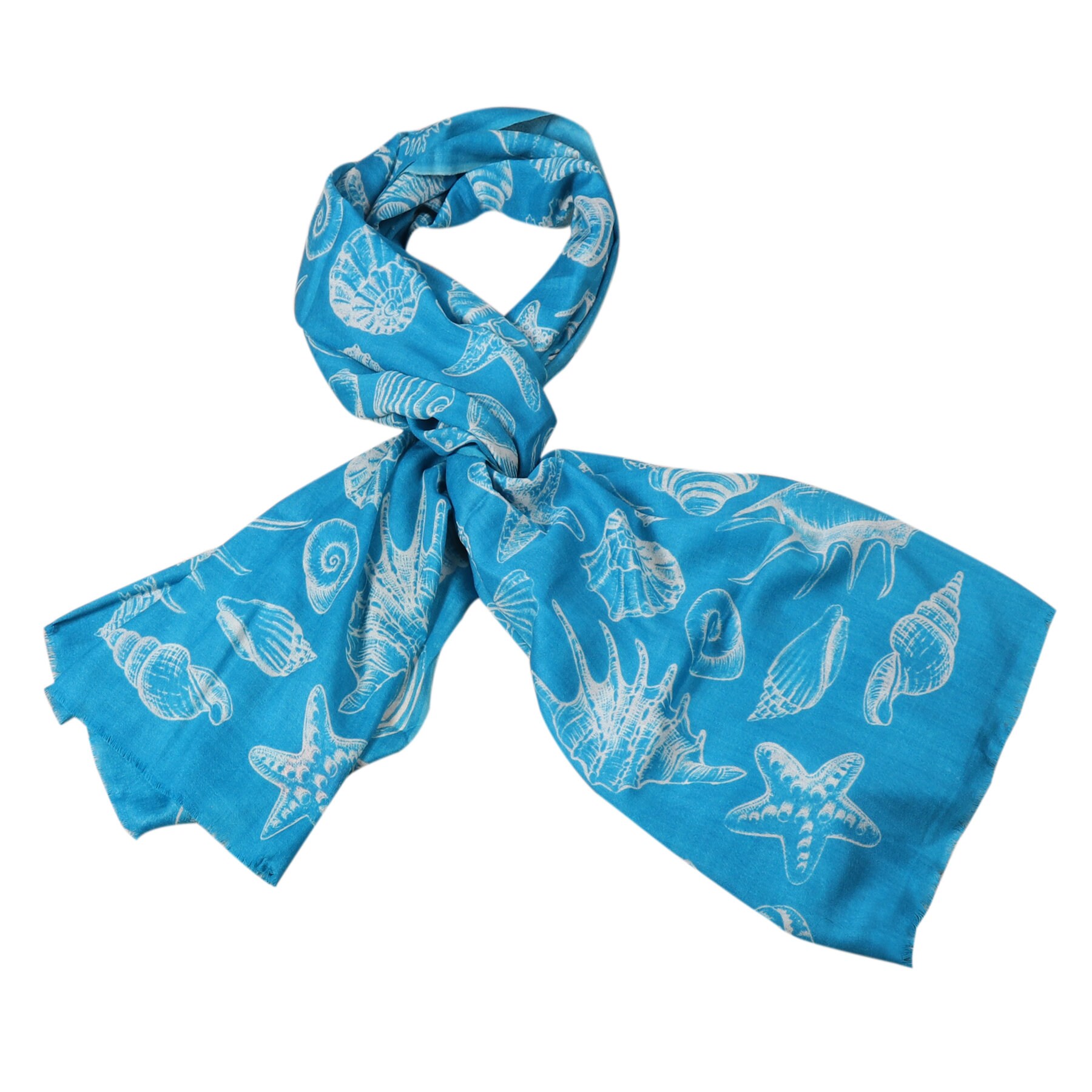 Wool Scarves Seashell Design - Etsy New Zealand