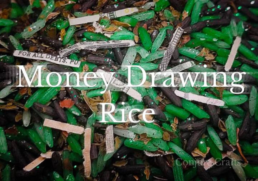 Lucky Green Hoodoo Rice, Money Drawing, Gambling Luck 777, Good Fortune ...