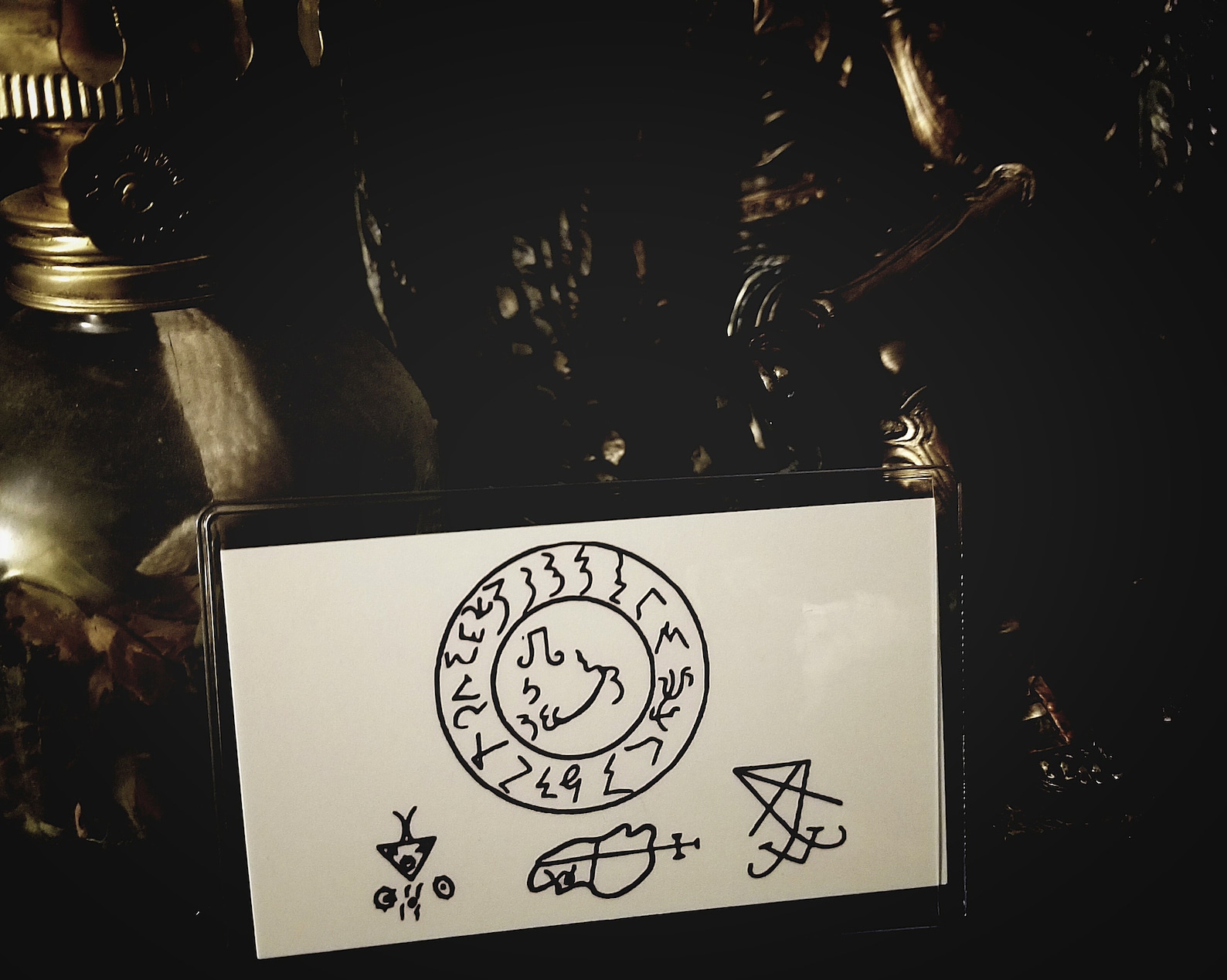 Lucifer Prayer Card Altar Decor Sigil Magic Deities and - Etsy