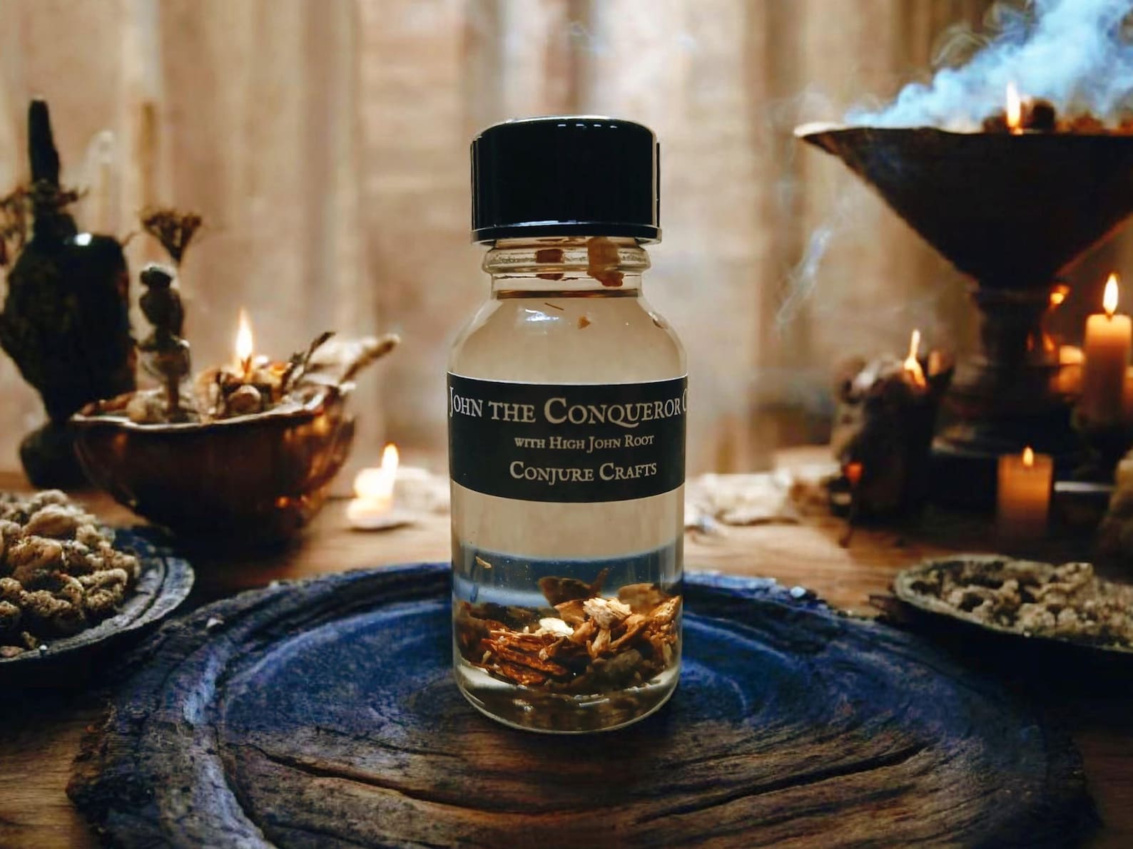 High John the Conqueror Oil | Hoodoo Root Ritual Oil for Strength ...