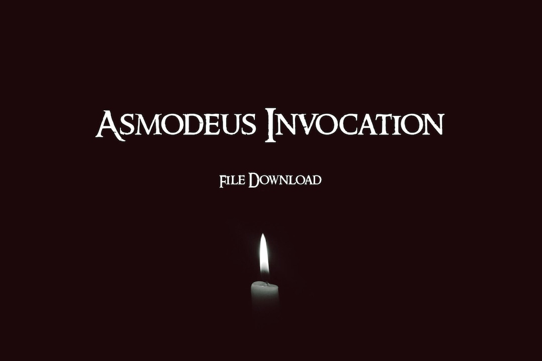 Asmodeus Invocation, Lust, Revenge, Power, Magical Foresight ...