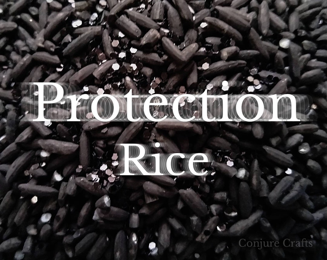Protection Hoodoo Rice, Ritual Supplies, Spells, Crossing Rice, Mojo ...