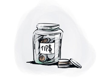 Thank You Tip Jar | Etsy