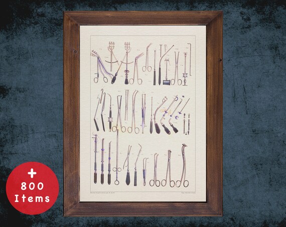 TOOLS ENT SURGERY Anatomy Art Print for Medical Student | Etsy