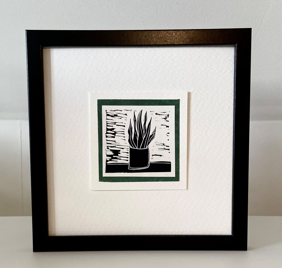 Plant 1 Block Print - Etsy