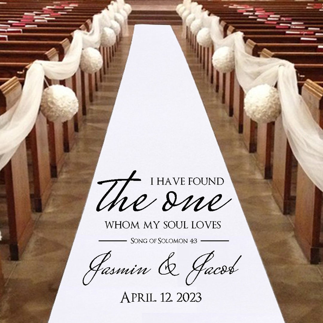 Custom Monogram I Have Found the One Whom My Soul Loves Personalized ...