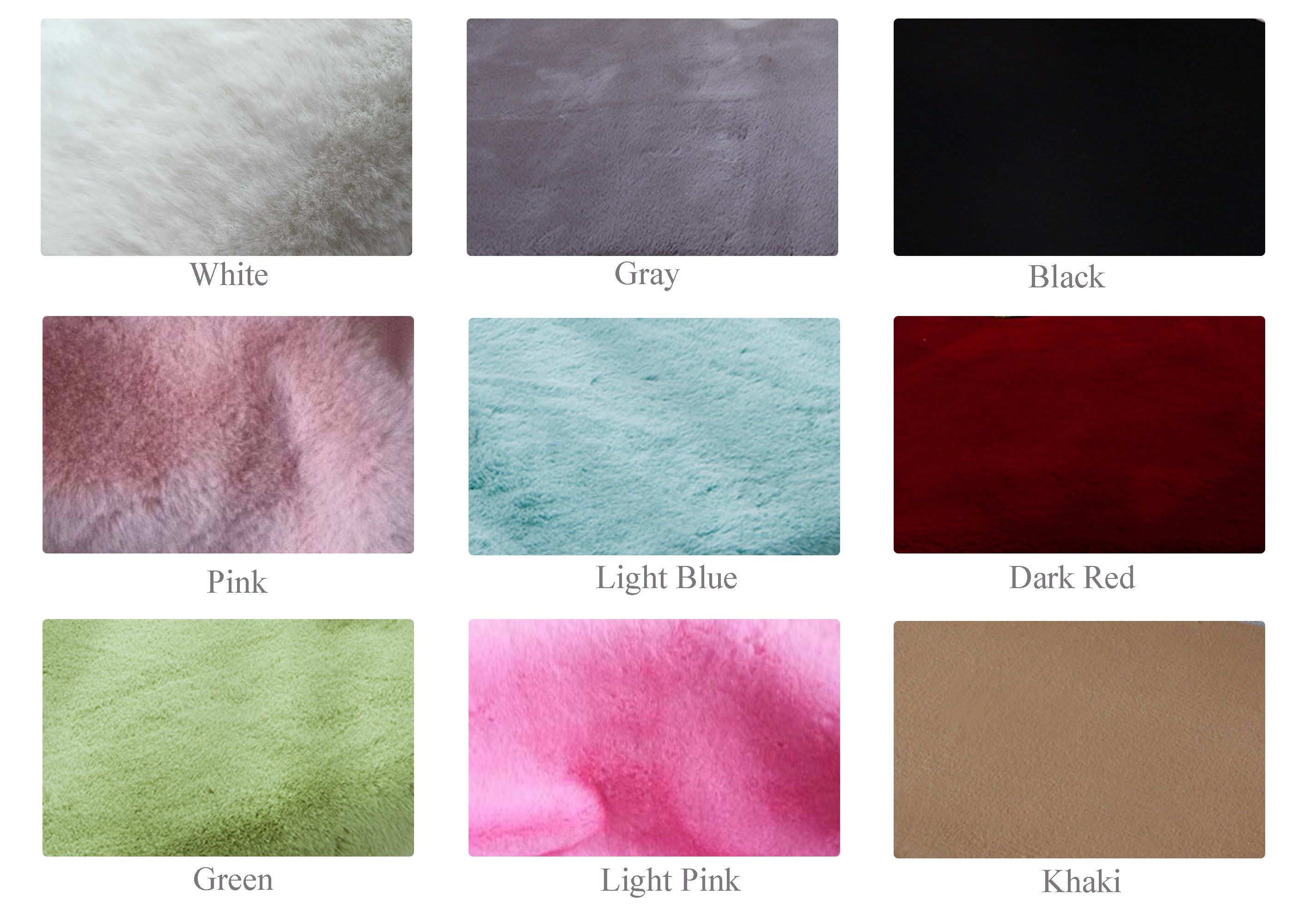 5ft Soft Faux Fur Rabbit Rectangle Round Area Rug Living Room - Etsy