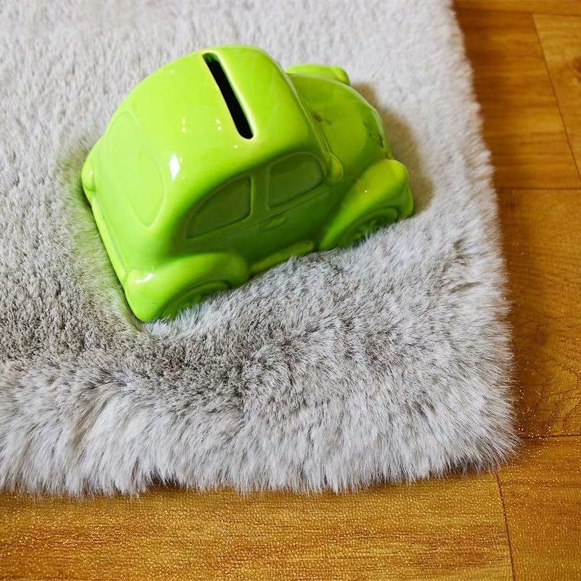 5ft Soft Faux Fur Rabbit Rectangle Round Area Rug Living Room - Etsy