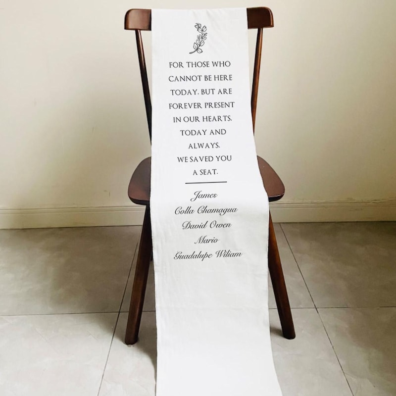 In Memoriam Sign - Etsy