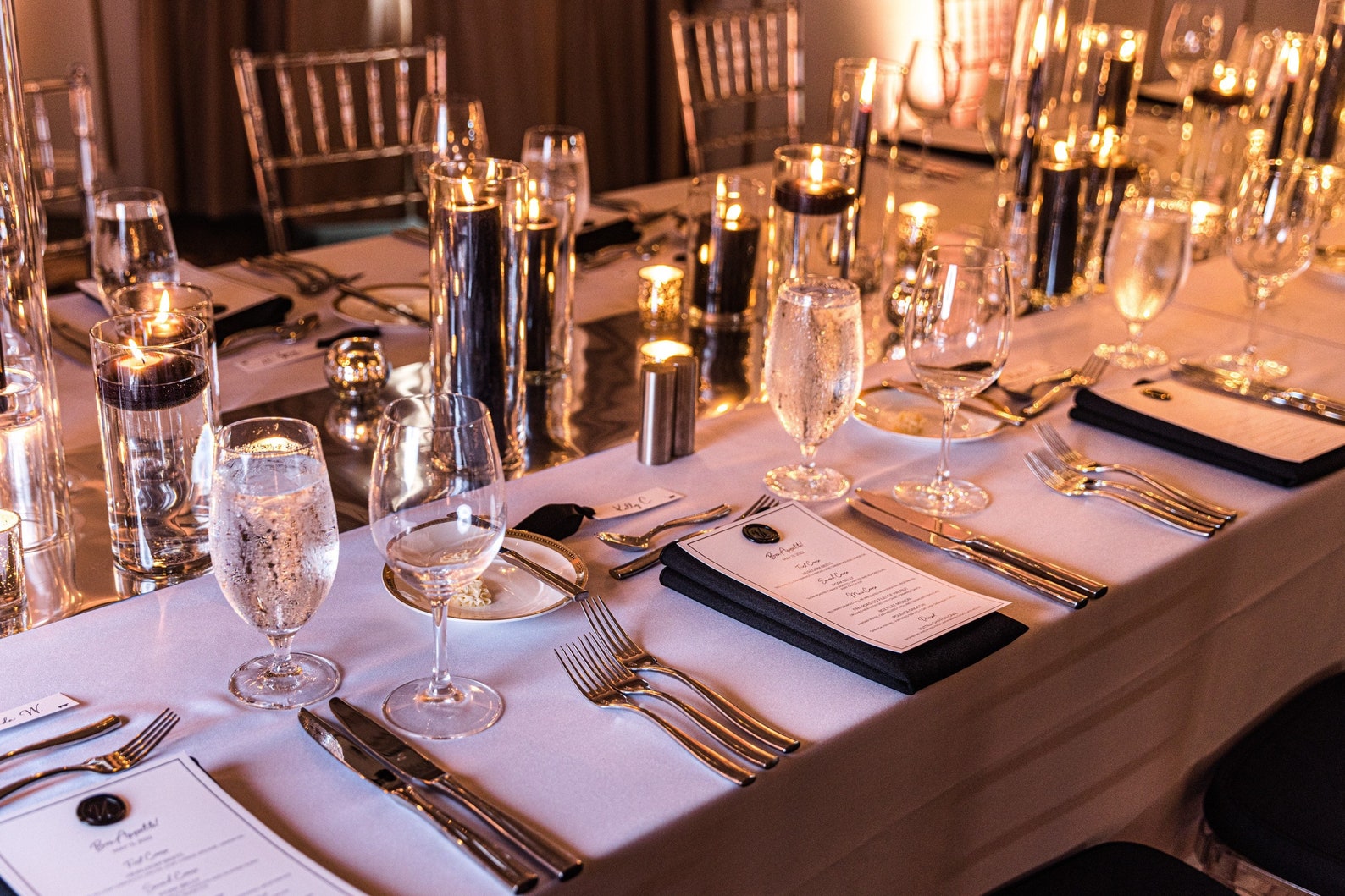 12 Inches Mirrored Table Runner for Dinning Room Table Decor Gold ...