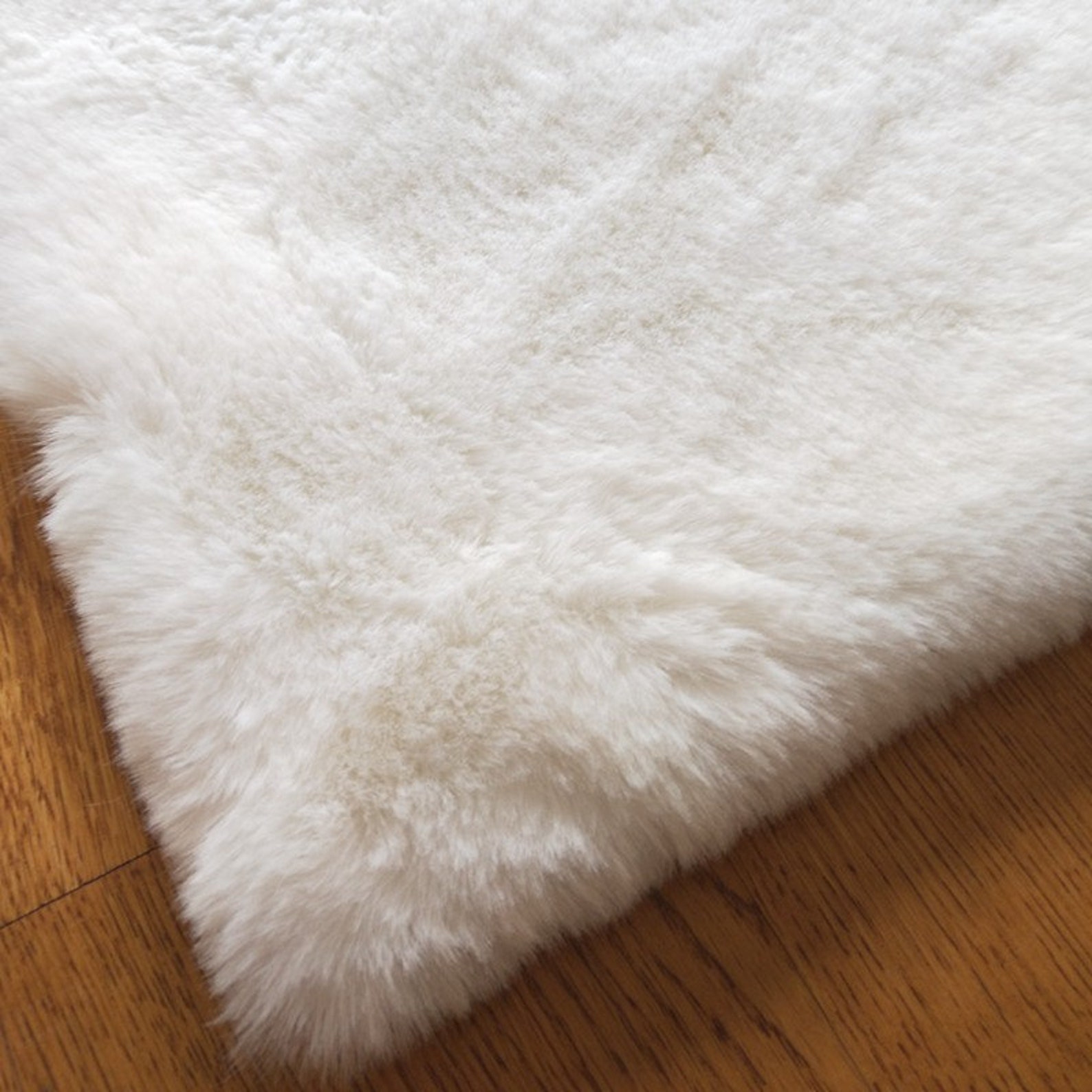 5ft Soft Faux Fur Rabbit Rectangle Round Area Rug Living Room - Etsy