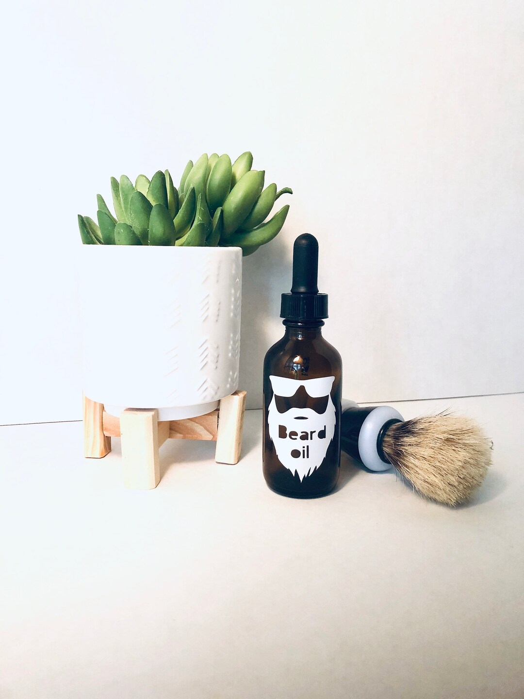 Beard Oil Label for 2 or 4oz Dropper Bottle, Custom Label, Man Label ...