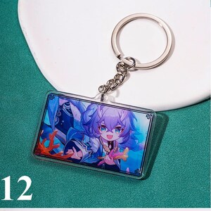 Honkai Star Rail Keychain Charm Jing Yuan Tingyun Himeko - Etsy
