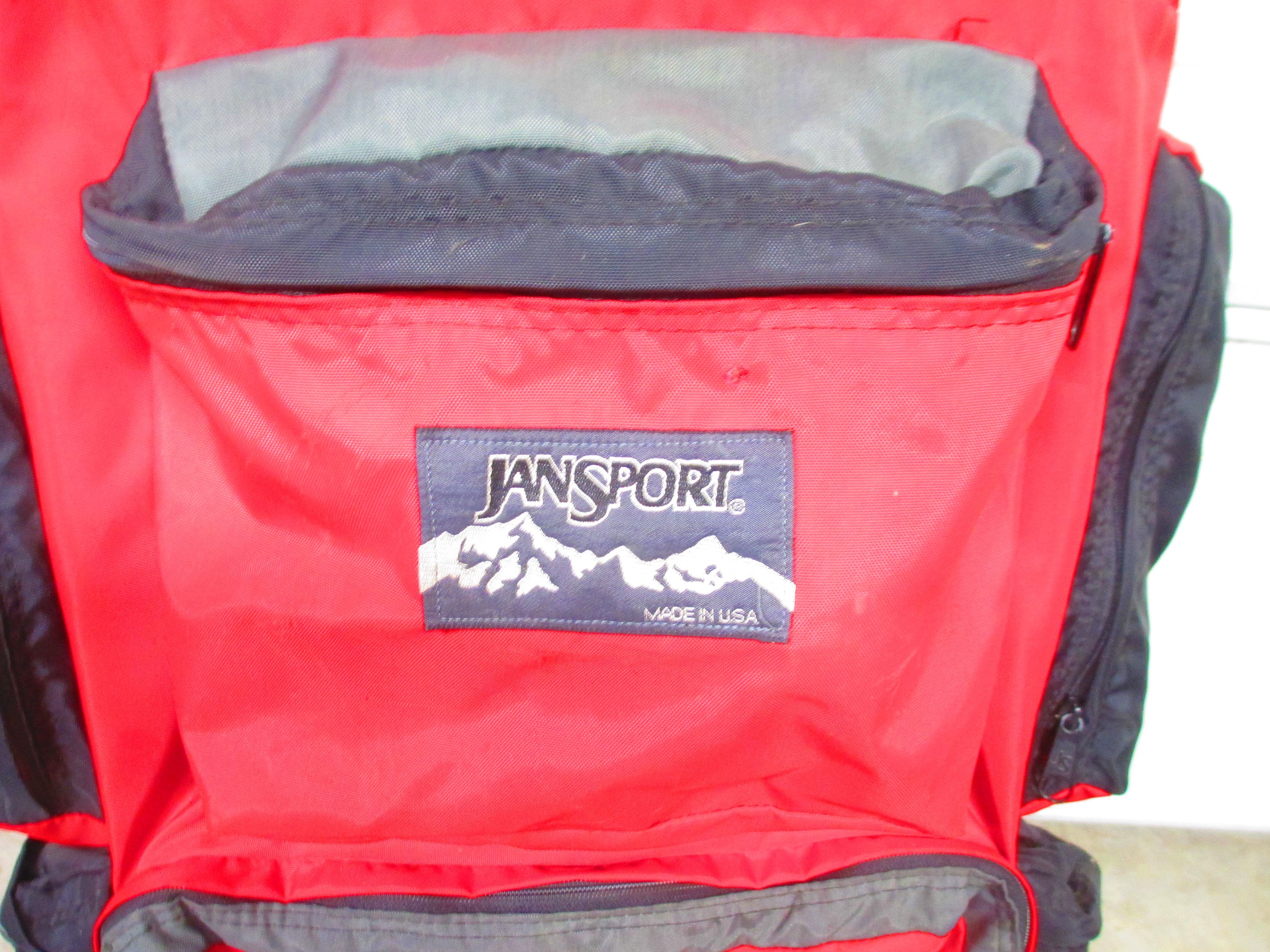 External Frame Backpack JANSPORT Large Red USA Vintage Hiking - Etsy