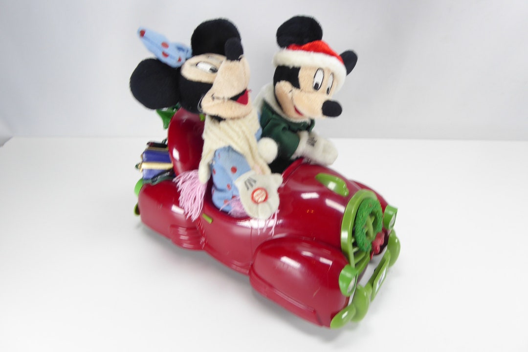 O carro de Natal Gemmy Mickey e Minnie NÃO FUNCIONA - Etsy Portugal