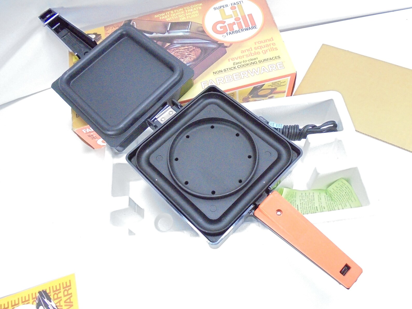 Farberware Lil Grill NEW NOS Original Burger Electric Cooker - Etsy