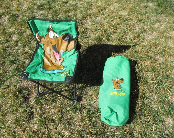 Kids Scooby Doo Folding Chair With Case Cartoon Mystery Machine - Etsy
