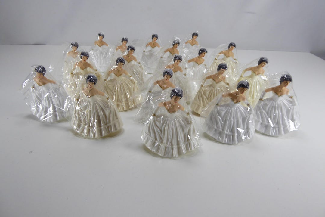 Brides Bride 1950s 1960s Mid Century Cake Toppers Women Formal Figures ...
