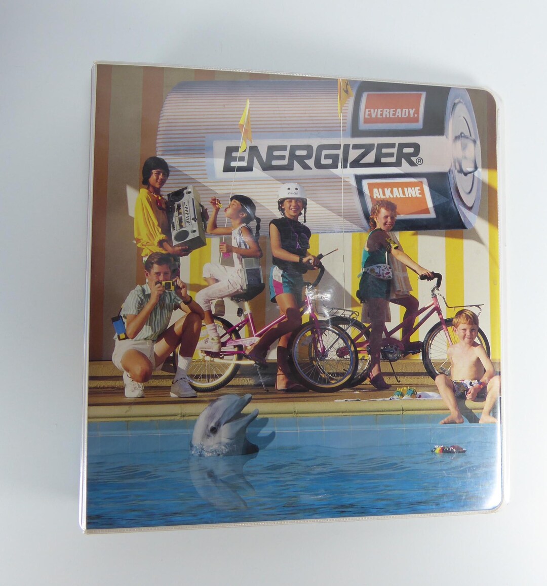 80's Energizer Batteries Binder Folder - Etsy