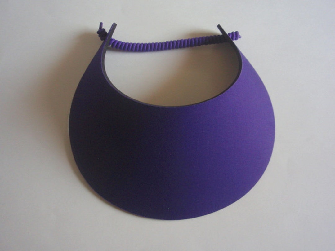 Curly Lace Big Brim Purple Sun Visor Order 2 or More Use Code SAVESHIP ...
