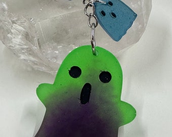 Glow in the Dark Ghost Keychain - Etsy