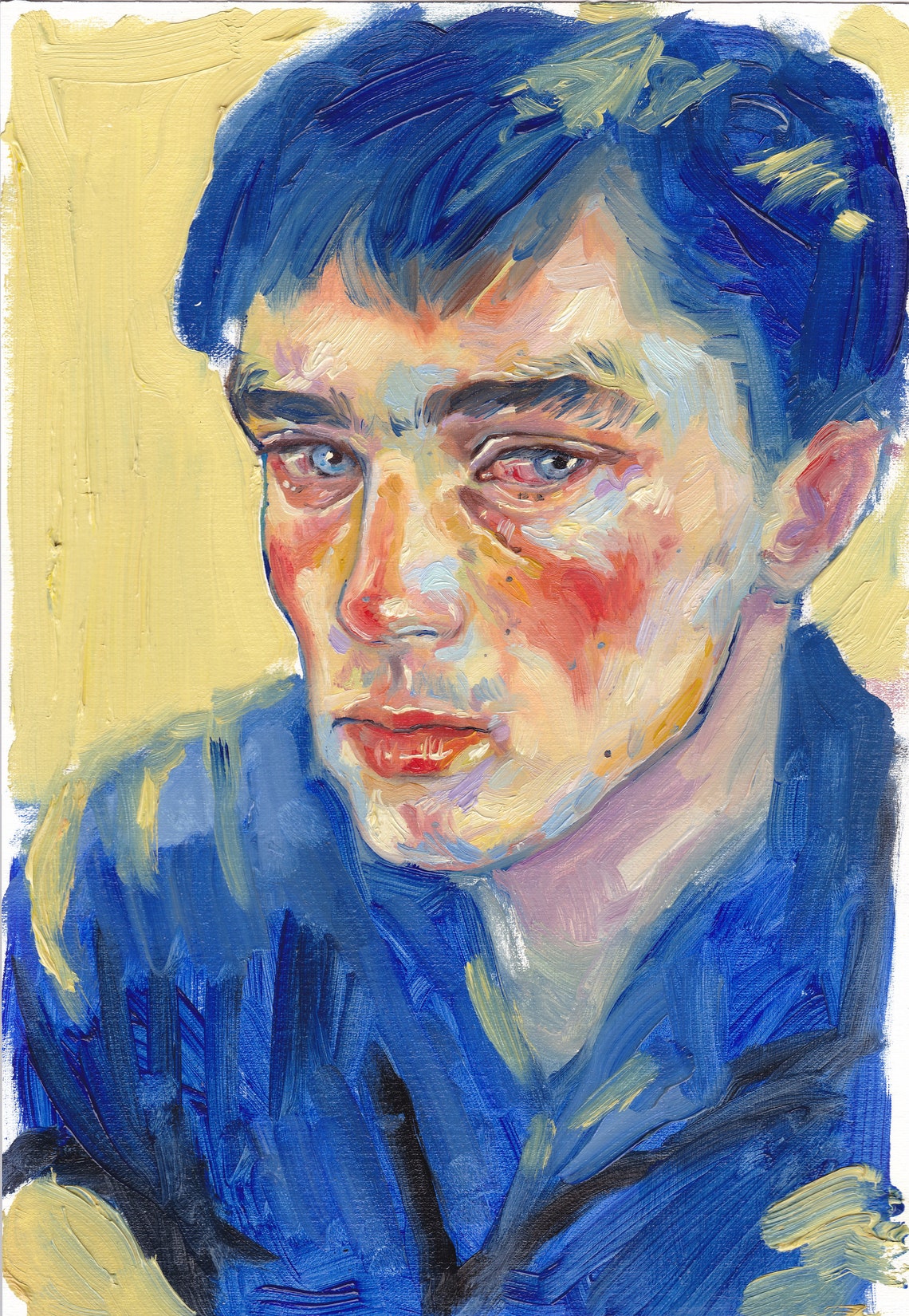Custom Colorful Oil Painting, Fine Art Oil Painting , Portrait Oil ...