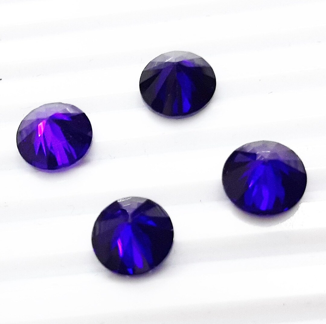 Diamond Shape Natural Blue Amethyst (marka) Beautiful Faceted 10X10 MM ...