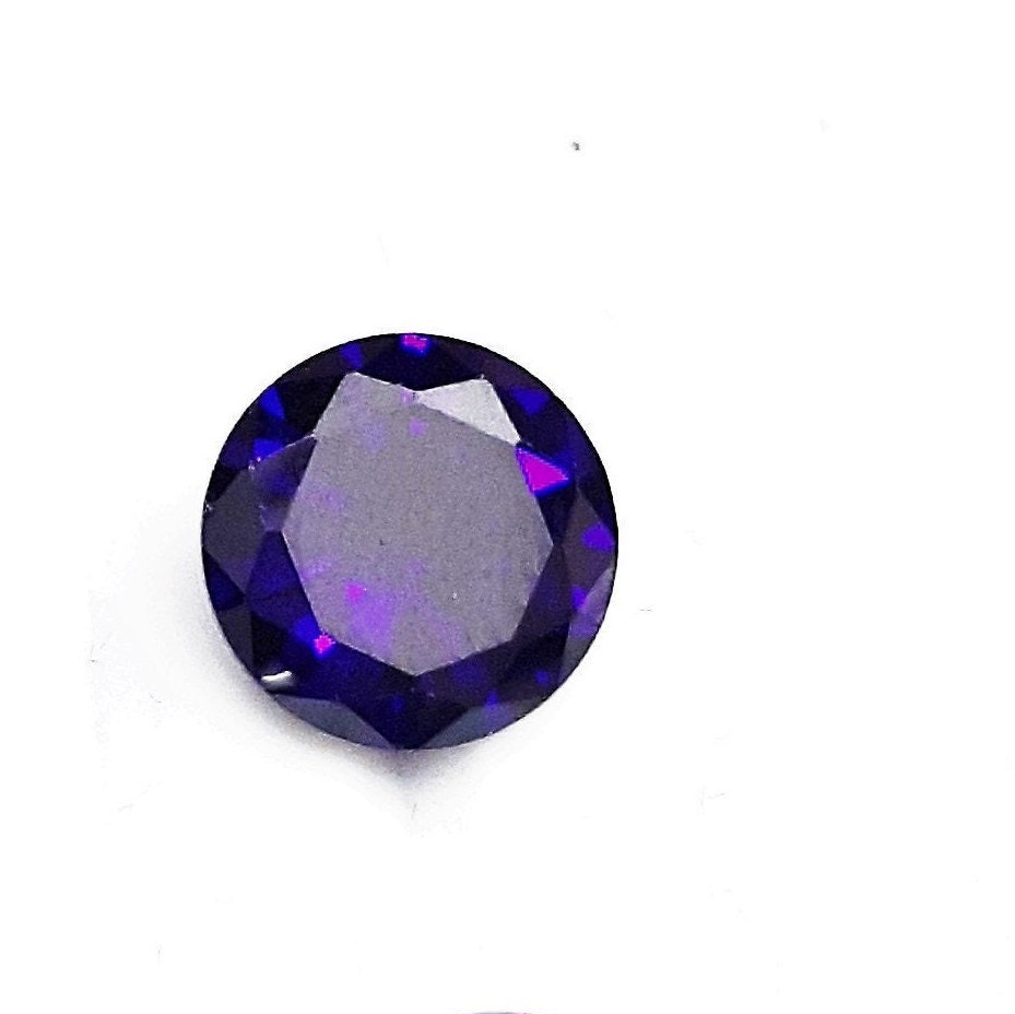 Diamond Shape Natural Blue Amethyst (marka) Beautiful Faceted 10X10 MM ...