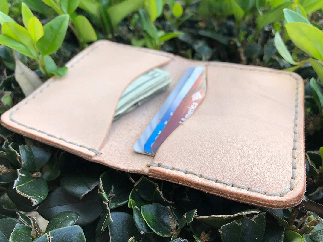 DIY Leather Bi-fold Wallet Kit: Veg-tan Tooling Leather - Etsy