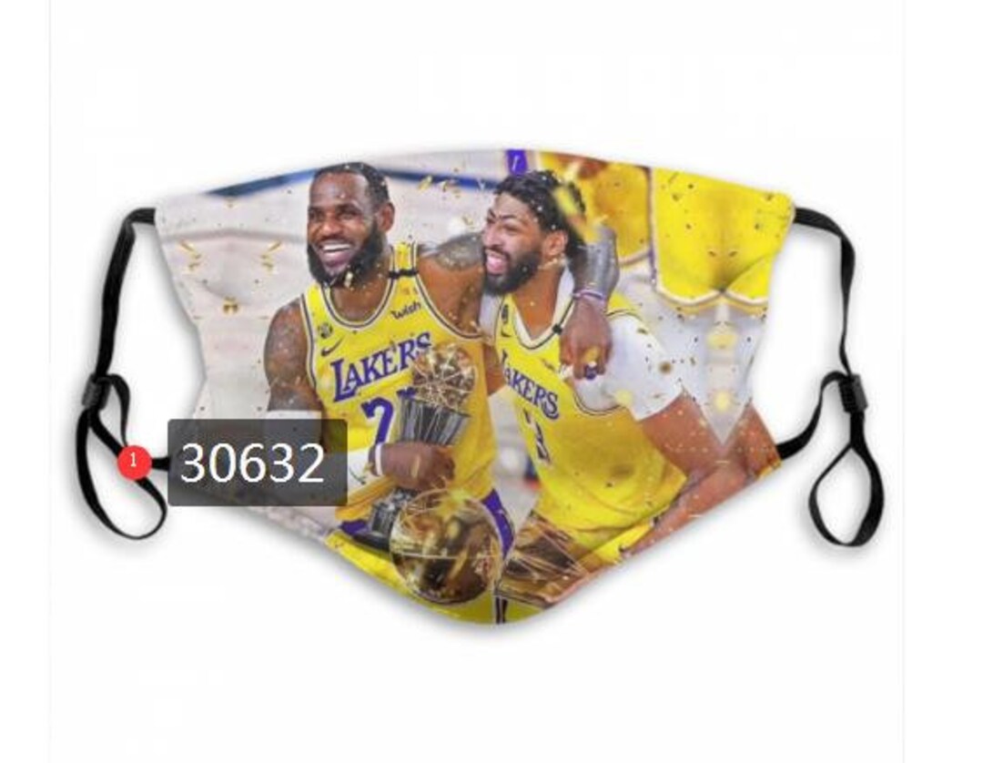 Lebron James and Kobe Bryant Face Mask Double Layer W/ Filter Pocket - Etsy