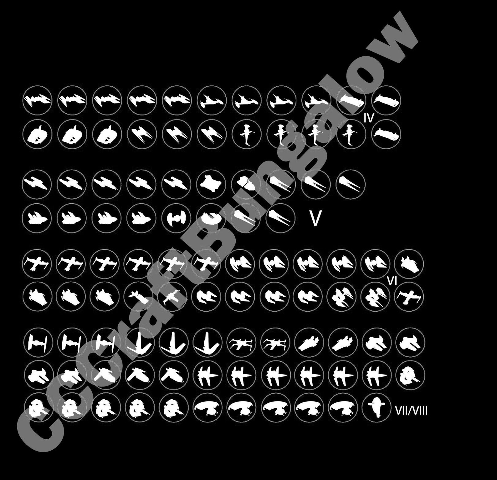 X-wing Miniatures Ship Dial Stickers 2.0 Compatible - Etsy