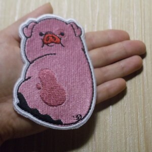 Patch Pig Animal Patch Sew on Embroidered Patches for Jackets | Etsy