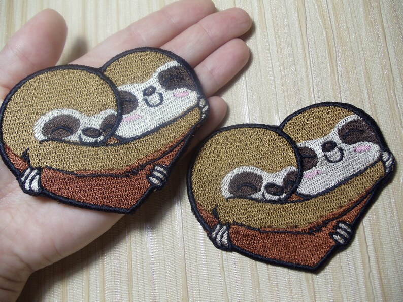 Sloth Iron on Patch for Jeans Custom Cute Animal Patch Small | Etsy
