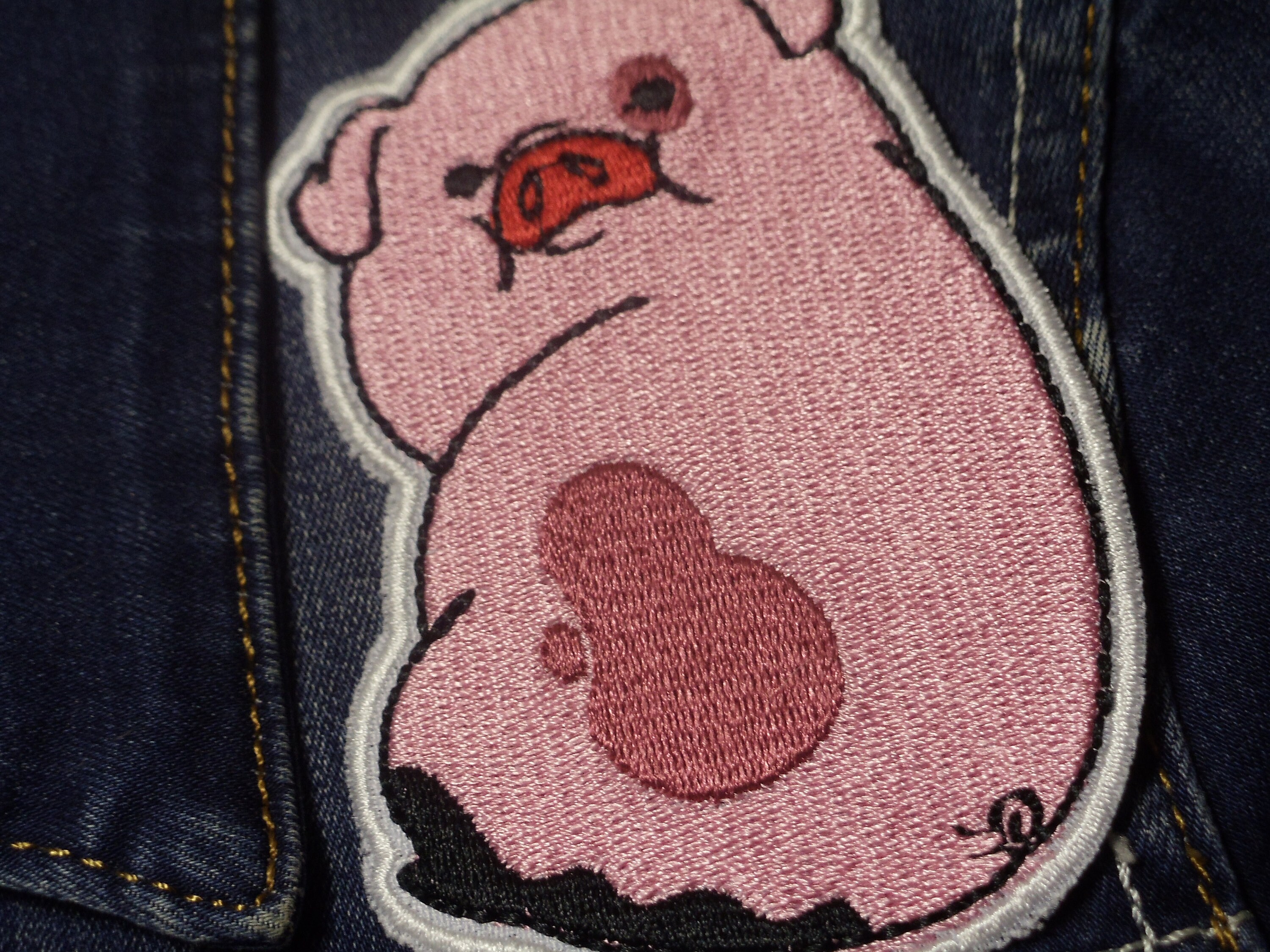 Patch Pig Animal Patch Sew on Embroidered Patches for Jackets | Etsy