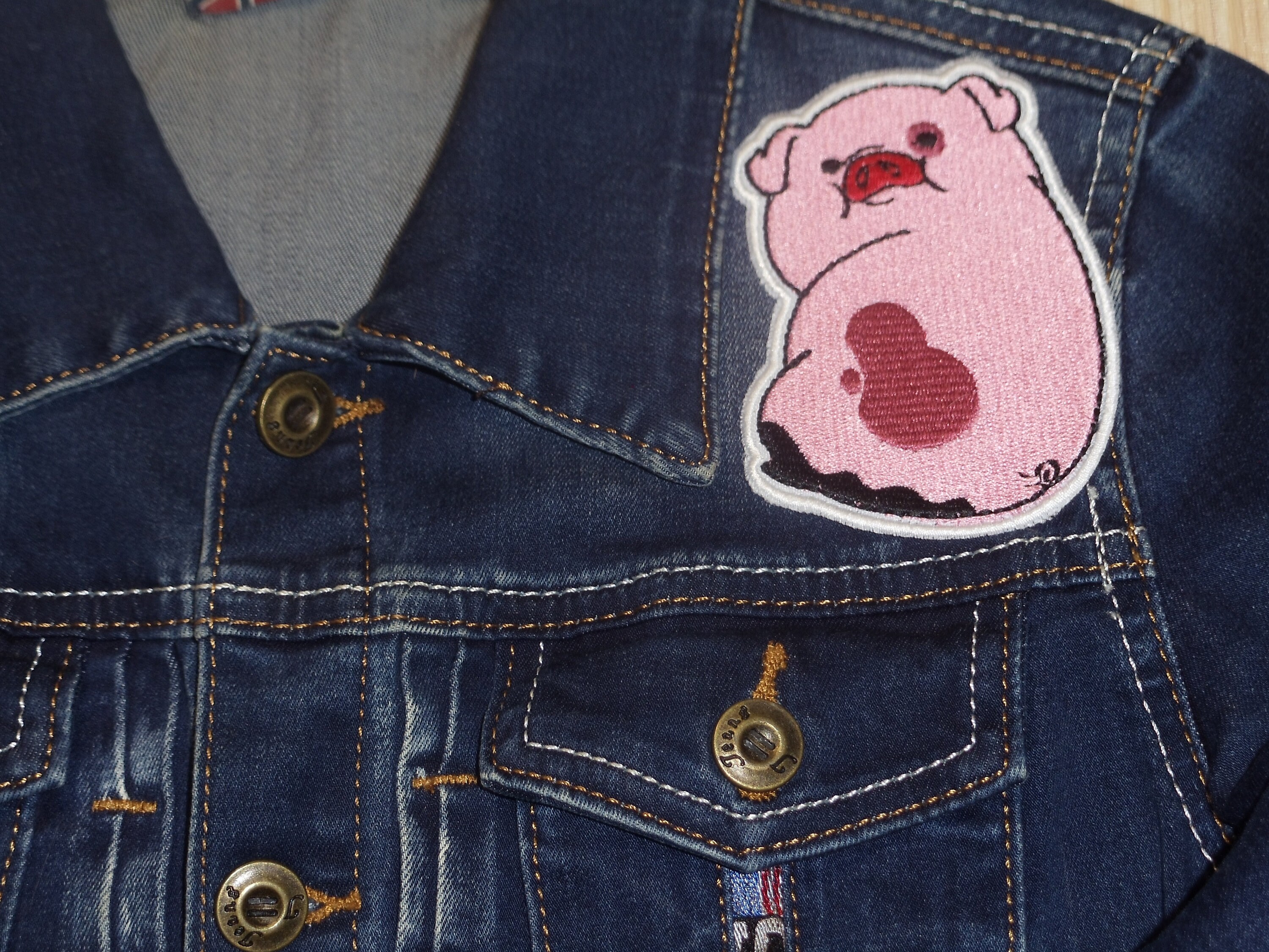 Patch Pig Animal Patch Sew on Embroidered Patches for Jackets | Etsy