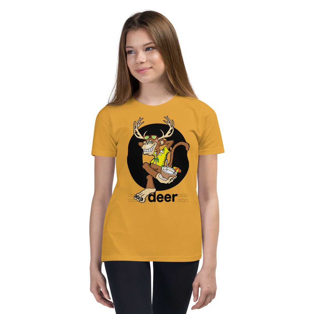 Funky Monkey T-shirt Design Great Gift for Daughter Gift for Son Cute ...