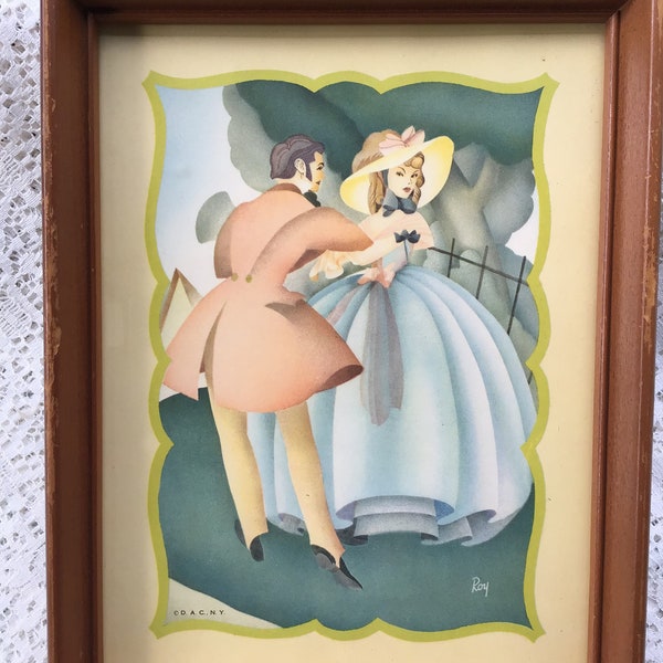 Courting Couple - Etsy