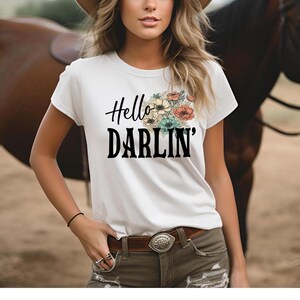 Hello Darlin' PNG SVG JPG Instant Download - Etsy