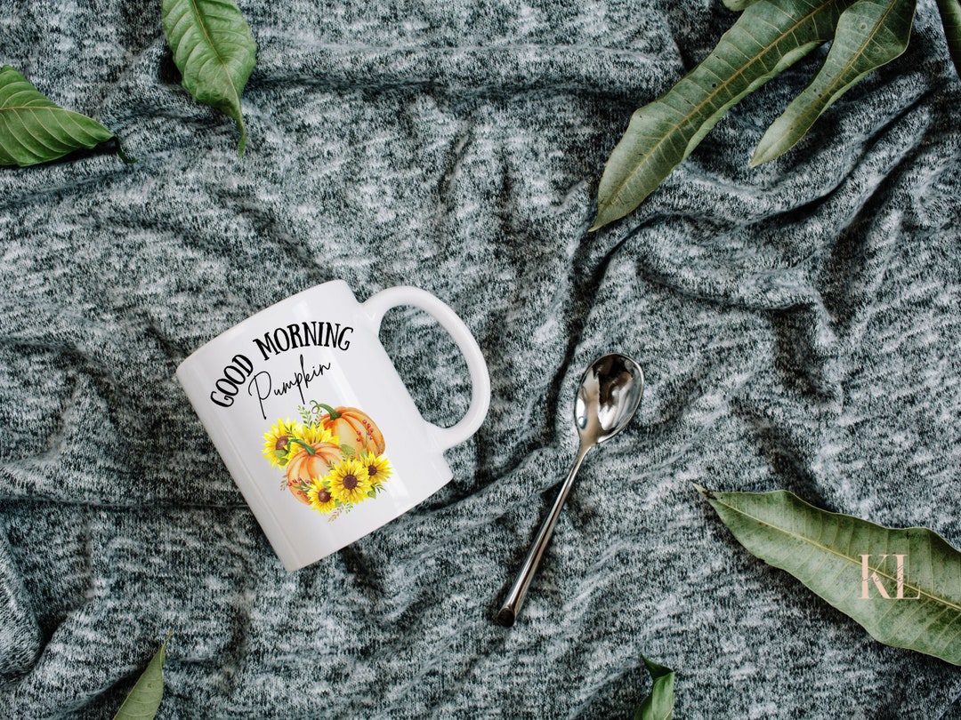 Temperature Changing Good Morning Pumpkin Mug | Fall Mug | Coffee Mug ...