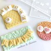 Cursive Script Alphabet Font Letter Stamp Fondant, Gum Paste, Cookie ...