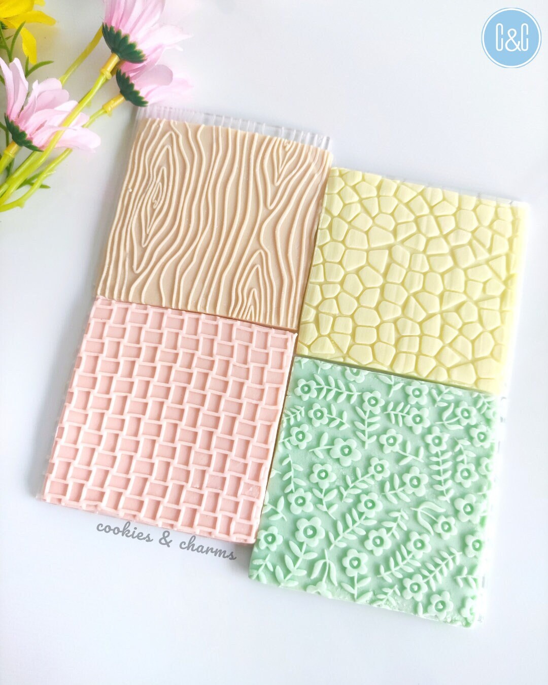 Pattern Texture Mat 3D POP Embosser Fondant Stamp Debosser - Etsy