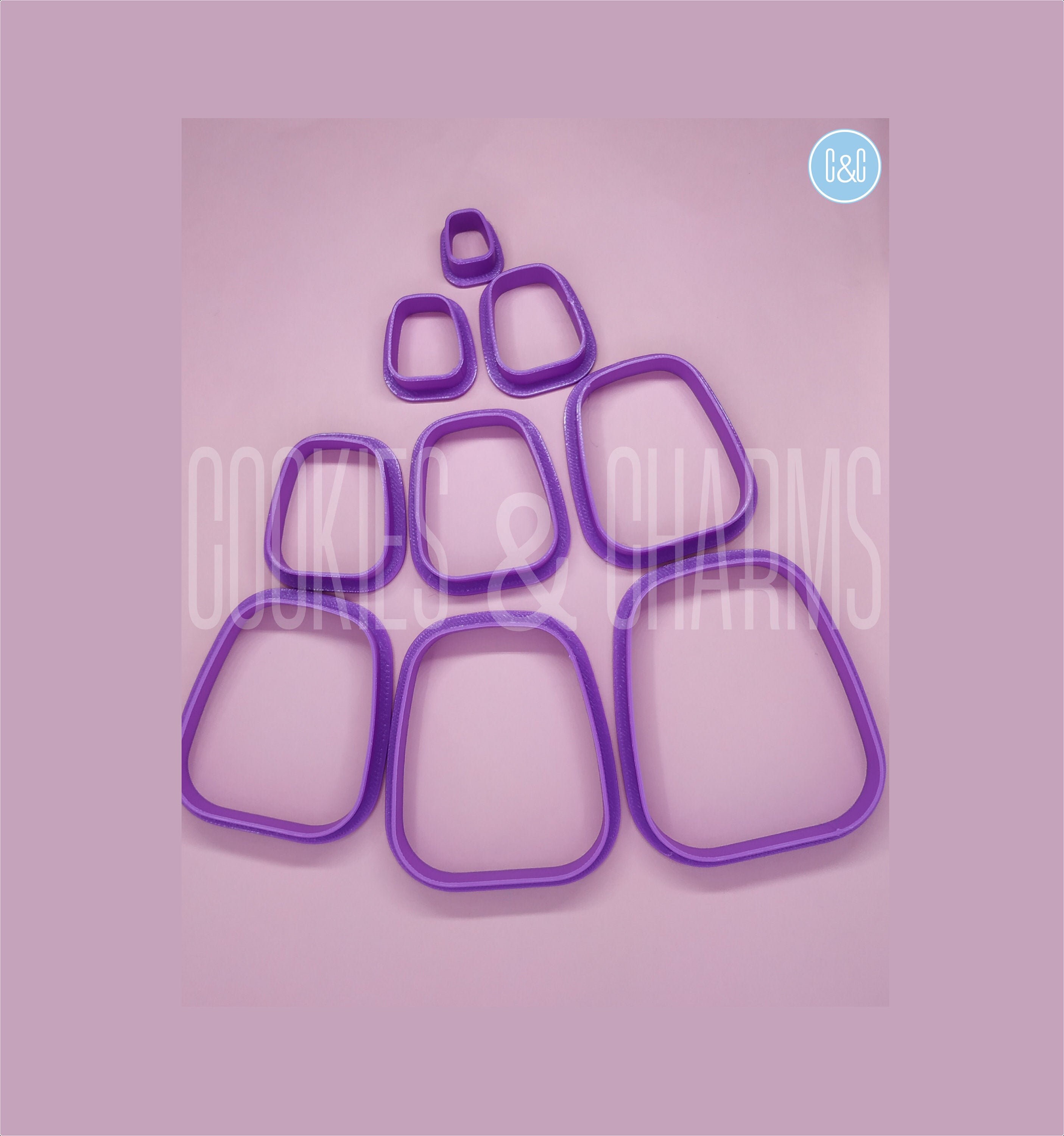 Geometric Shape Clay Cutter SET Polymer Clay Shape Cutter - Etsy