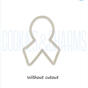 Cancer Awareness Ribbon Cookie Cutter, Fondant Cutter, With or Without ...