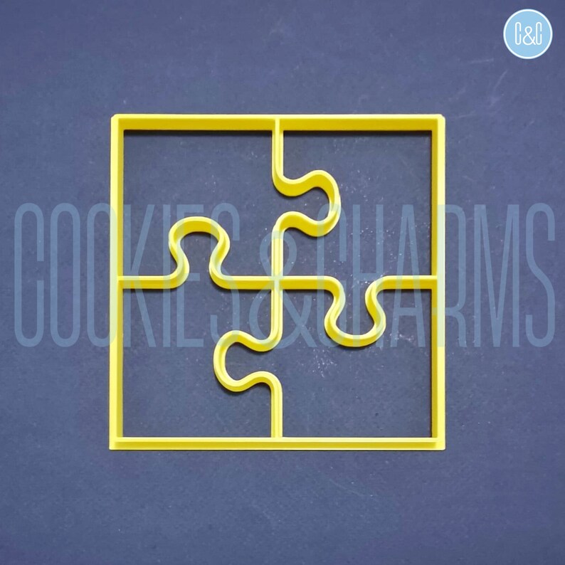 Multi Cookie Cutter Set, Rectangle, Puzzle, Hexagon, Fondant Cutter - Etsy