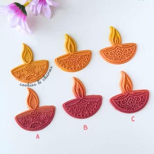 Diwali Patterns 3D POP Embosser, Fondant Stamp, Debosser for Cookies ...