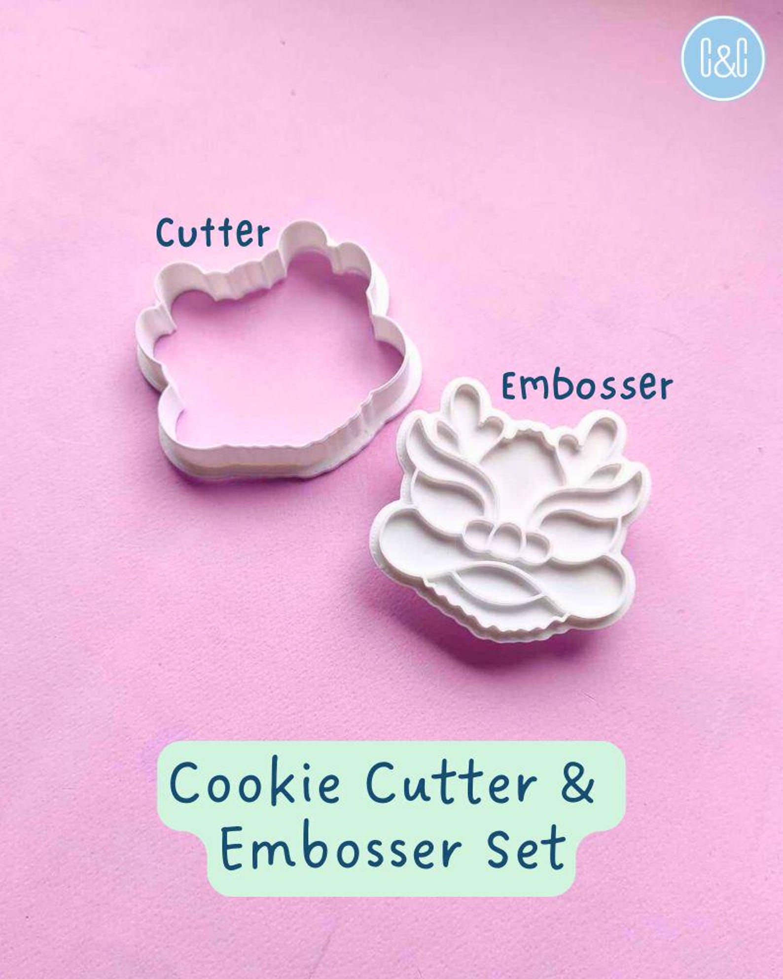 Custom Cookie Cutter Embosser Stamp, Clay Cutter, Fondant Cutter ...