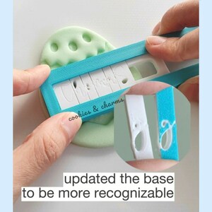 Cursive Script Alphabet Font Letter Stamp | Fondant, Gum Paste, Cookie ...