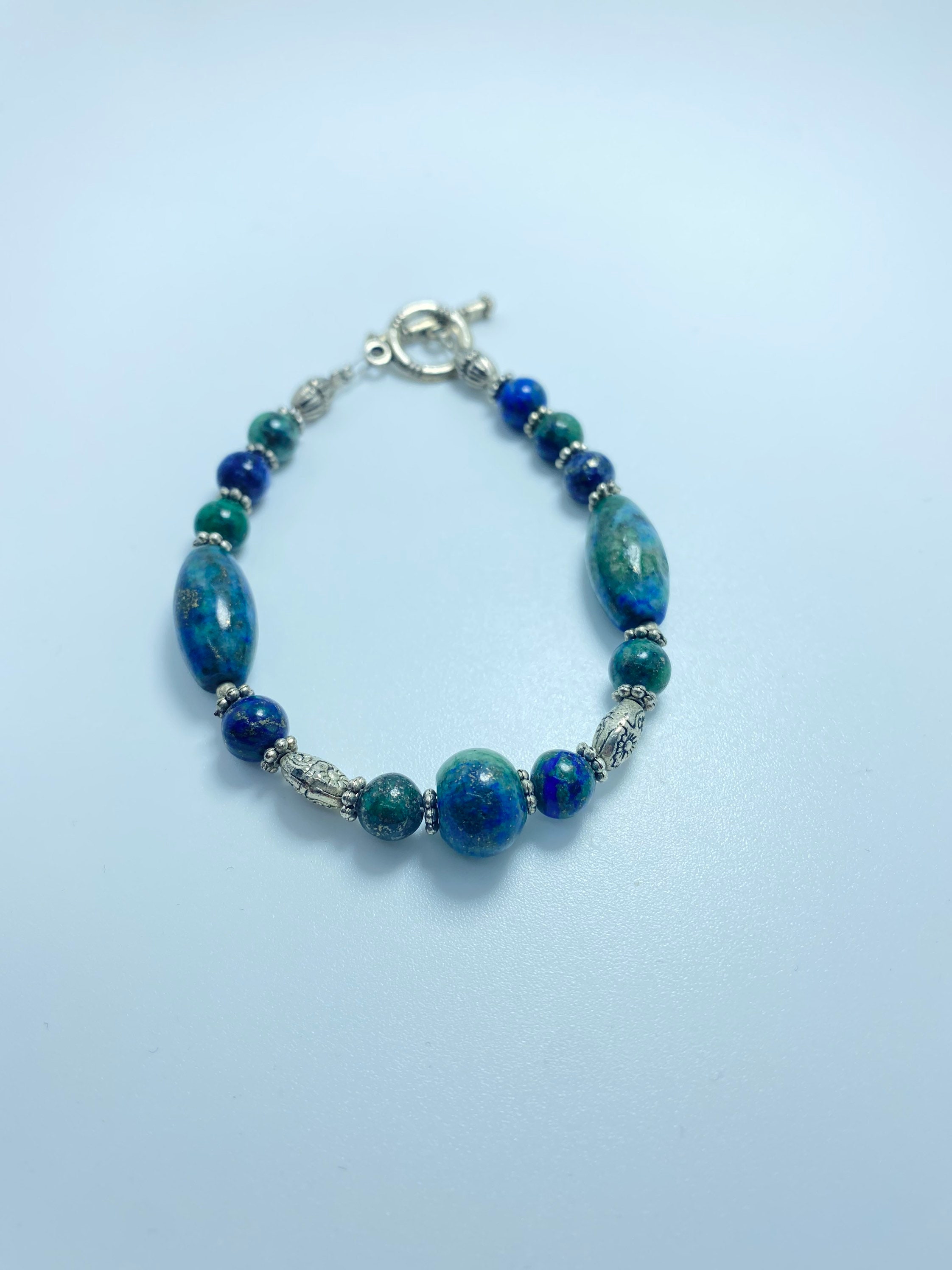 Eilat Stone Hand Made King Solomon Stone Bracelet Gift . - Etsy